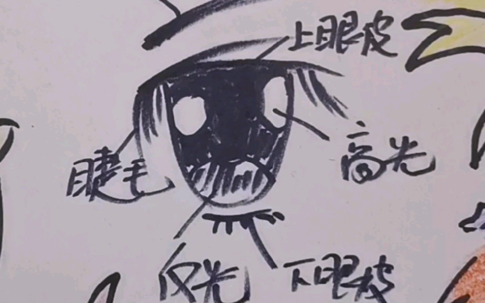 【Q版漫画人物眼睛画法】