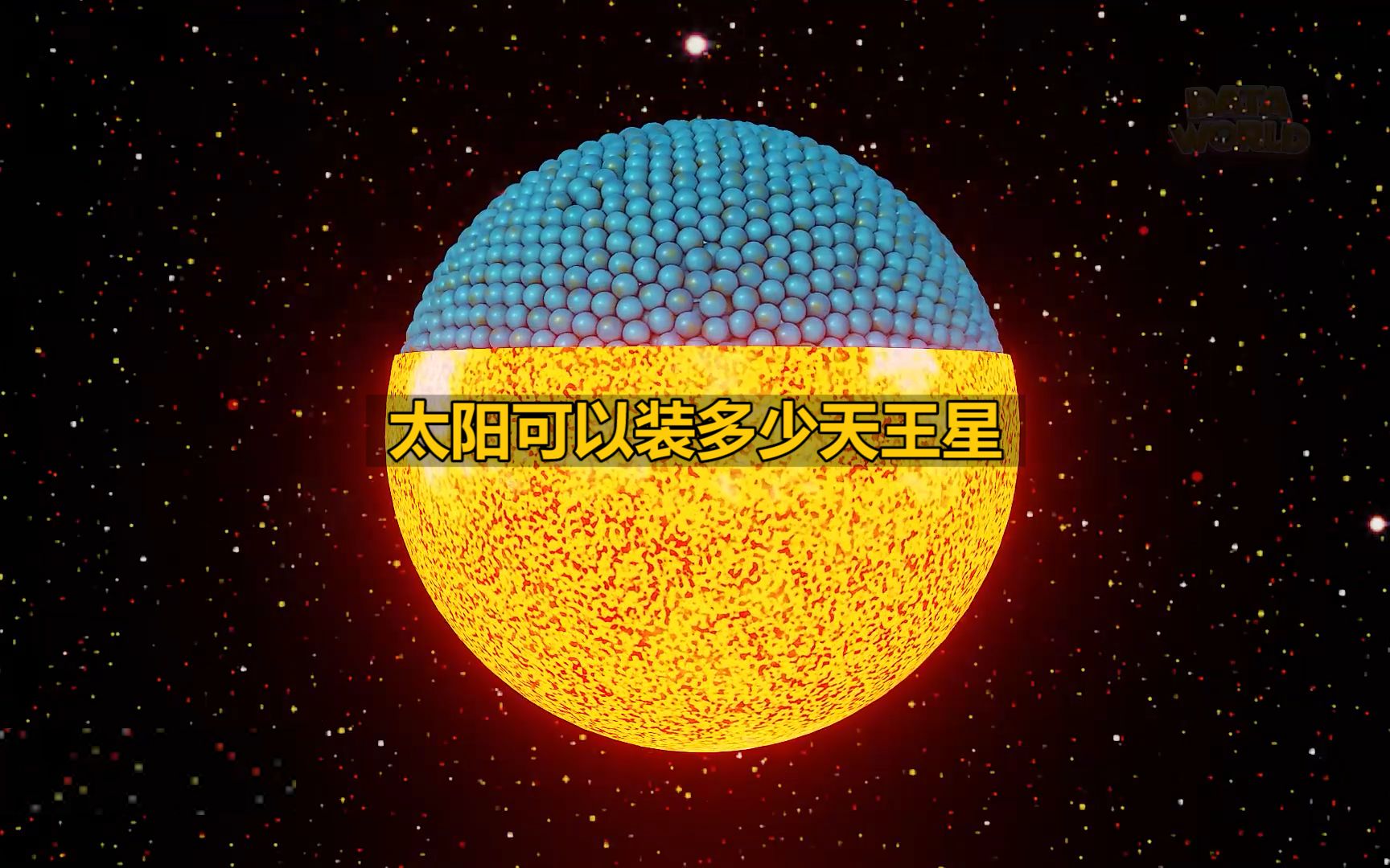 太阳可以装下多少个天王星和土星