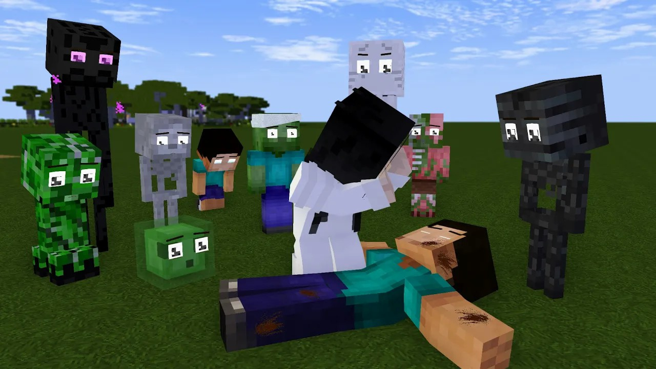 我的世界:怪物学院vs警笛头,兰德里纳河出手相助?