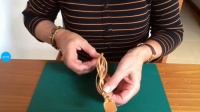 手工皮具--皮绳编织4 --视频分享