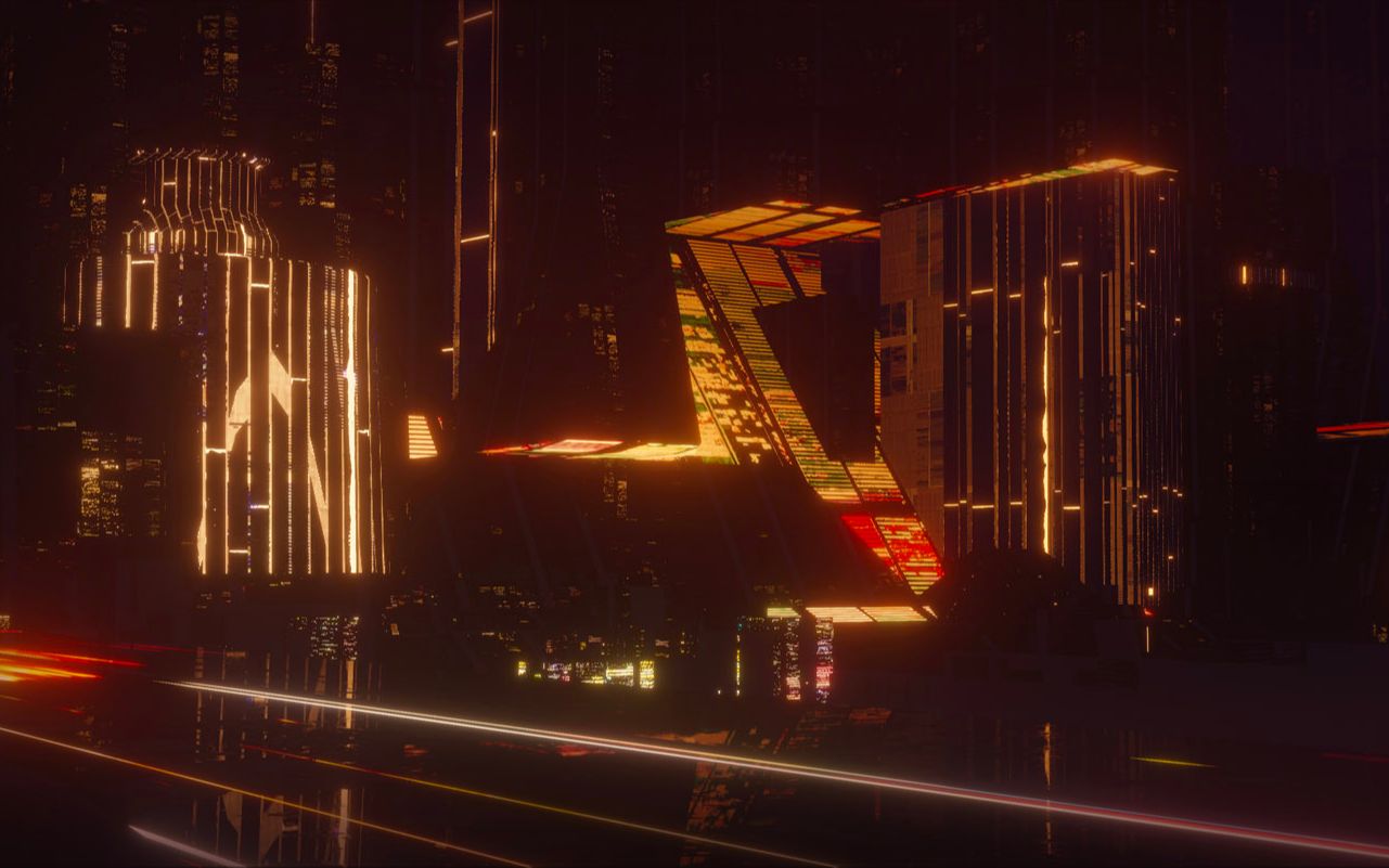 【Blender】Blender未来城市概念设计建模与渲染教程(中英双字)