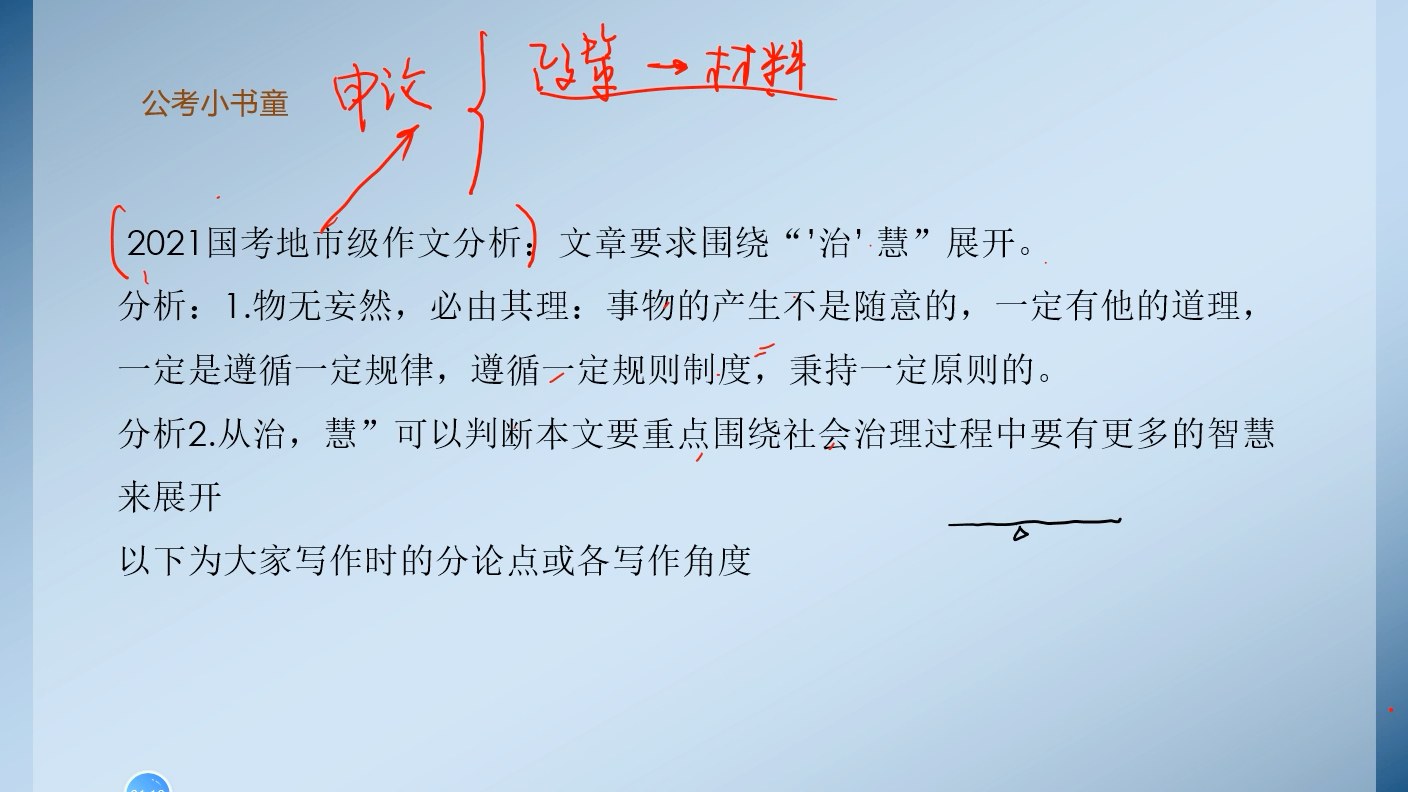 2021国考地市级关于社会治理方面的内容精讲1核心考点,必须背诵掌握...