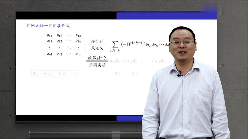 【浙江大学-线性代数】第21期-行列式按一行(列)展开