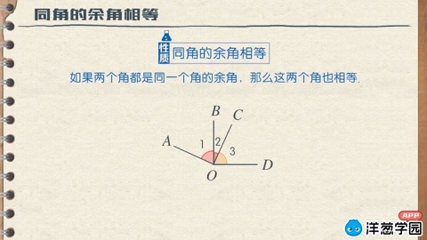 101 余角和补角的性质