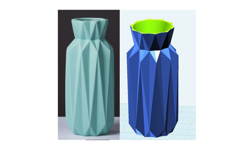 柱形褶皱花瓶#丁老师3DOne建模教学#3d打印