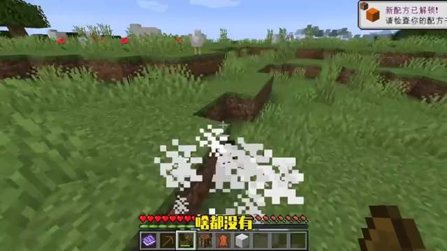 ...我的世界极限生存:MC钻石竟可以吃!效果比附魔...