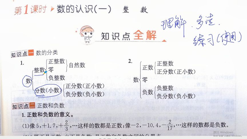六年级总复习:数的认识