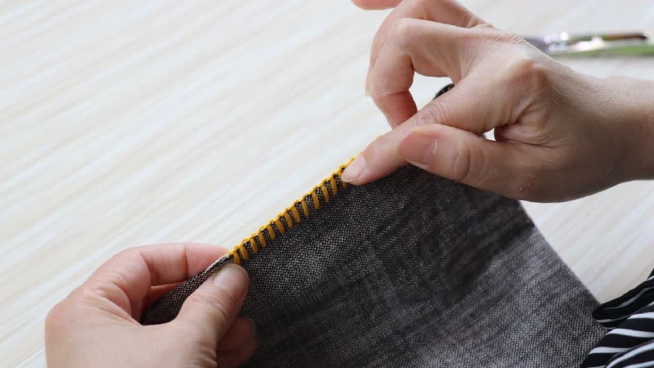 女人再忙也要学会手缝针法,家人衣服破损都能修好,实用又美观