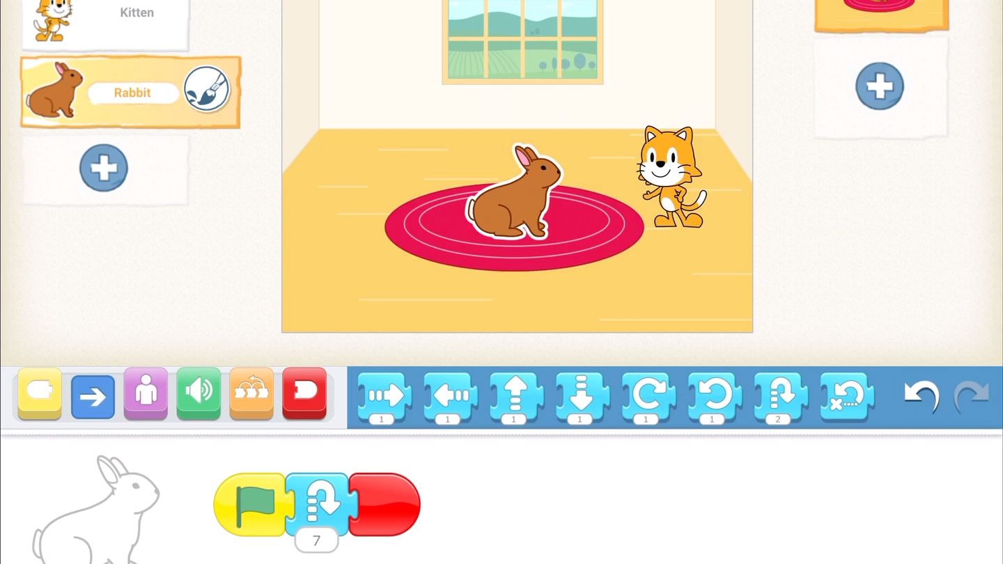 Scratch Jr趣味编程:玩跳跃游戏