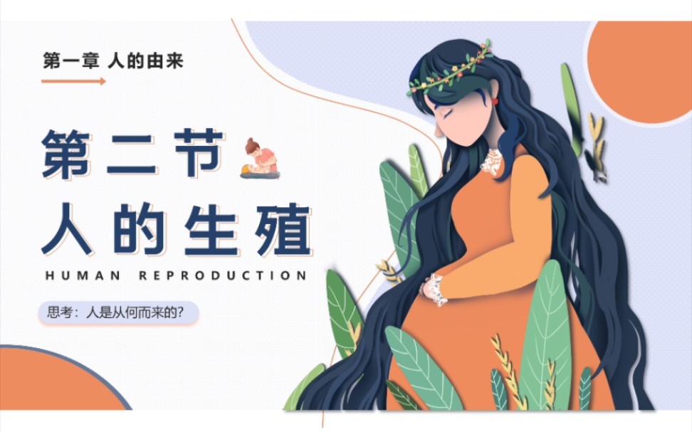 《人的生殖》七下生物课件PPT(人教版)