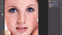 ps入门教程photoshop基础教程009 混合画笔磨皮