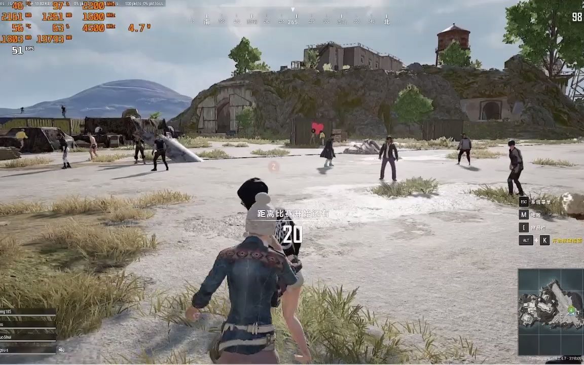 5600g核显PUBG试玩测试