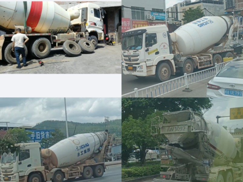 拍搅拌车②