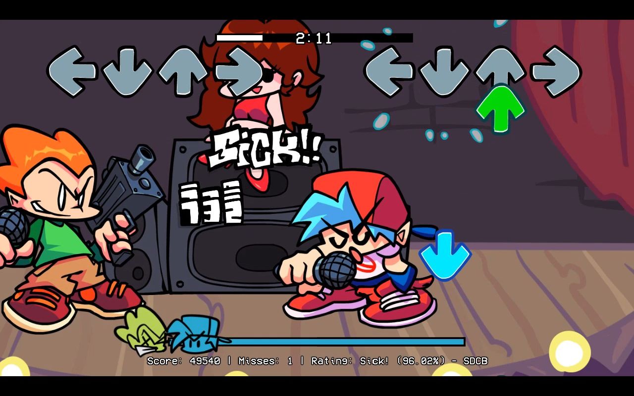 【小黑玩家/fnf】PE引擎隐藏歌-test+mod:bf唱rush e