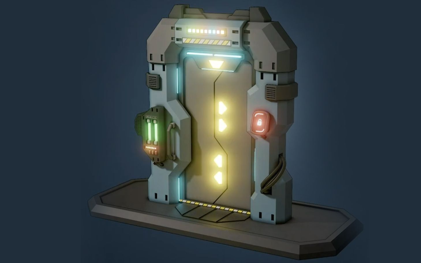 次世代制作模型“传送门”高模布线教程-3Dmax道具建模