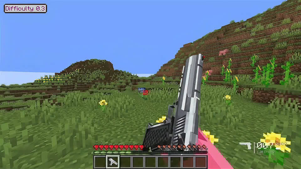 趣味游戏:我的世界枪械生存