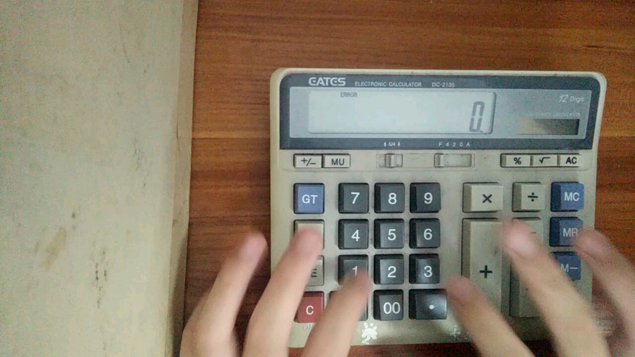 计算器 敲击 演奏:world.execute(me);-Mili