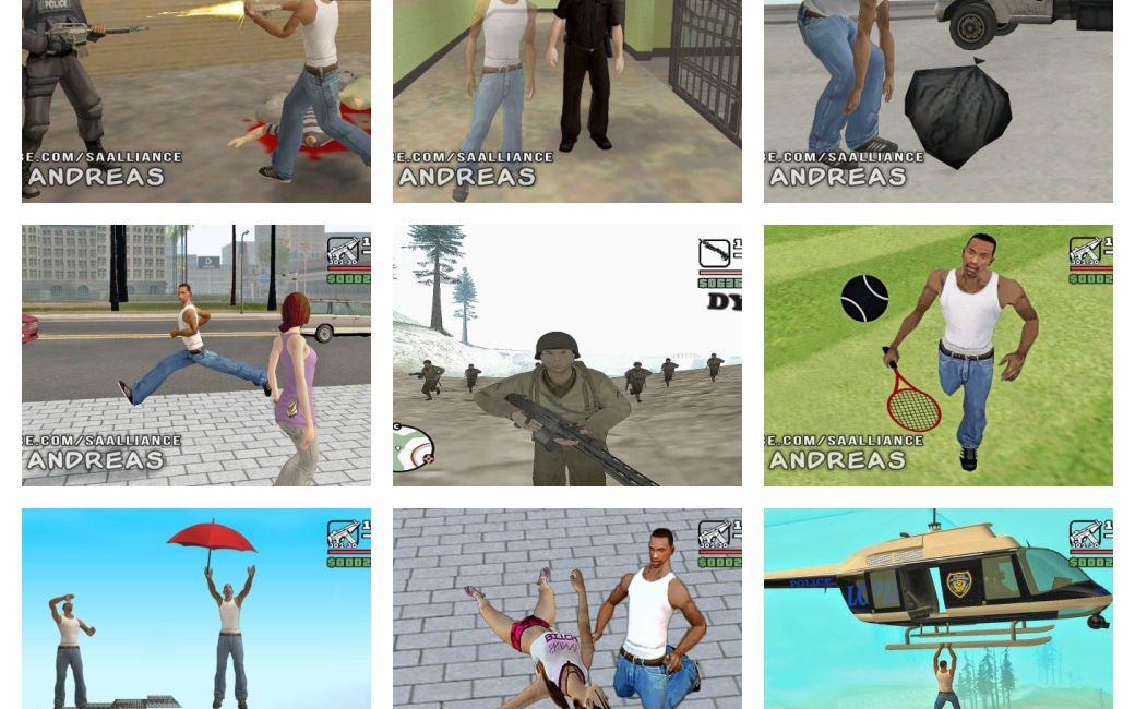 GTA圣安地列斯有趣的MOD整合(简介有下载地址)