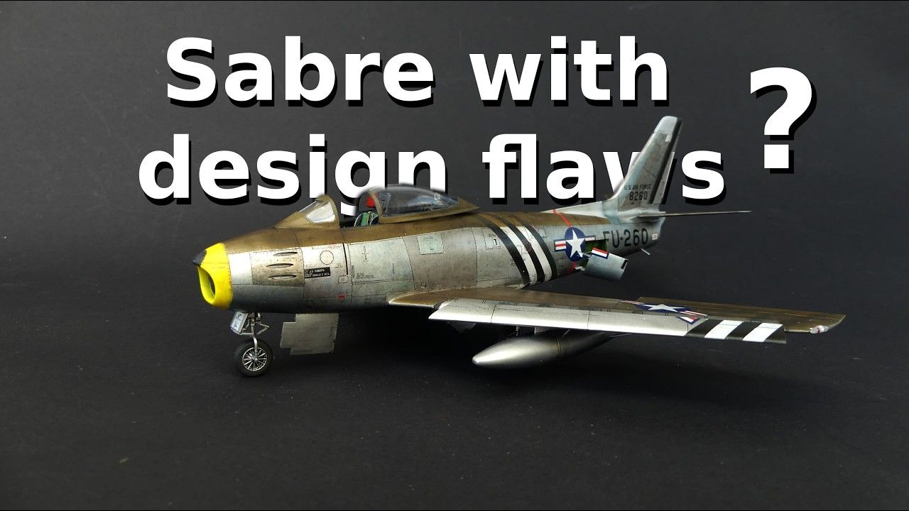 北美F-86A"佩刀"1/48 战斗机模型制作(ClearProp!)