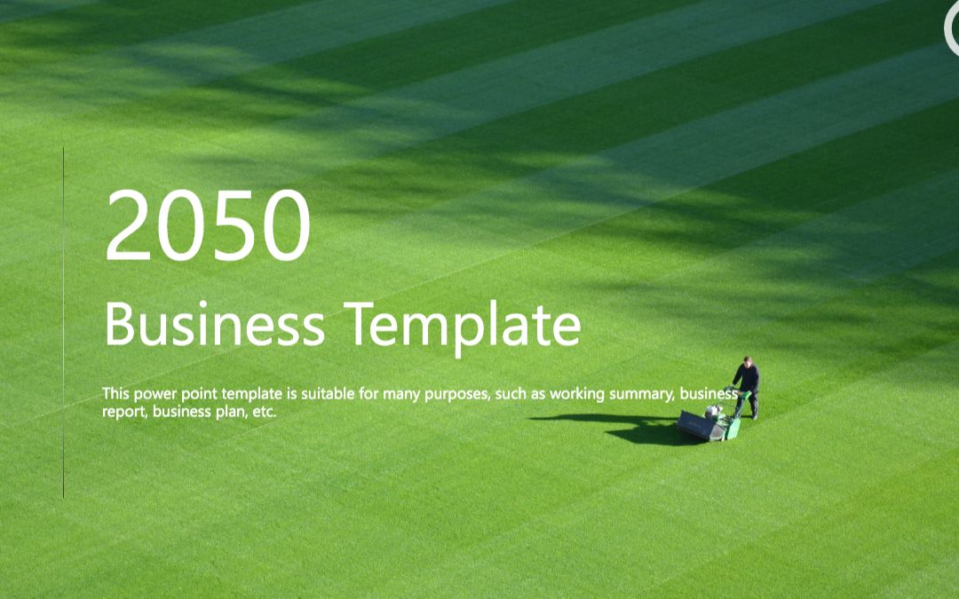 拼搏绿茵体育运动竞技PPT模板