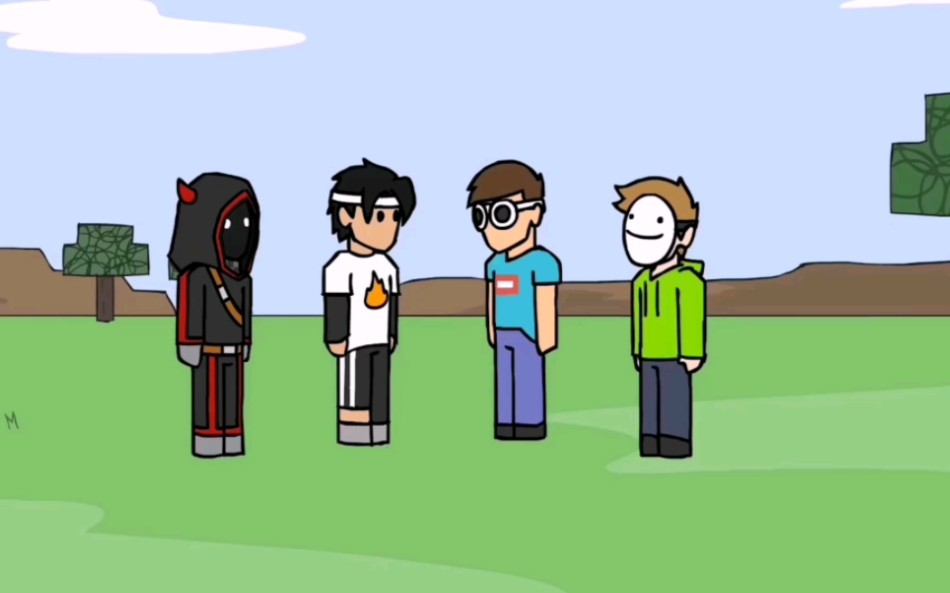 Dream 1v3猎人游戏第二部动画(柠檬字幕君译)