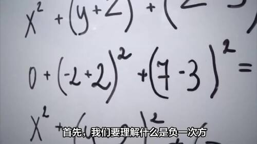 数学小白秒懂!负一次方竟如此简单,再笨都能学会!
