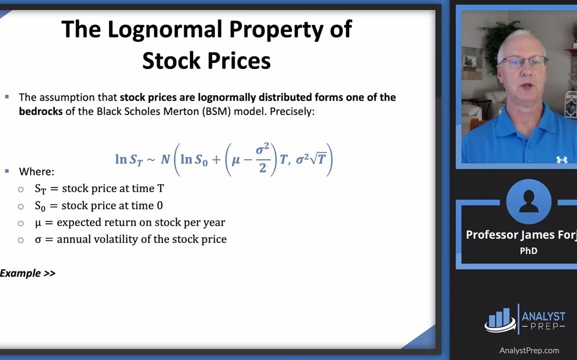 1.4.15 布莱克-舒尔斯模型 The Black-Scholes-Merton Model