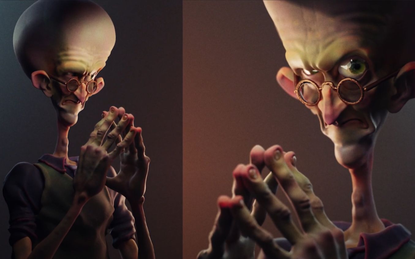 Medium vr雕刻 在Blender中渲染