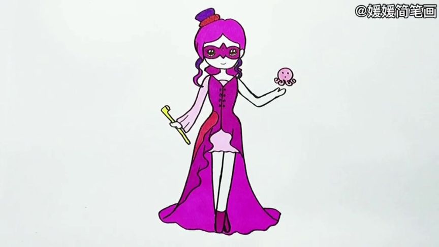 创意简笔画:你希望哪一位叶罗丽仙子来做你的姐姐呢?#画画