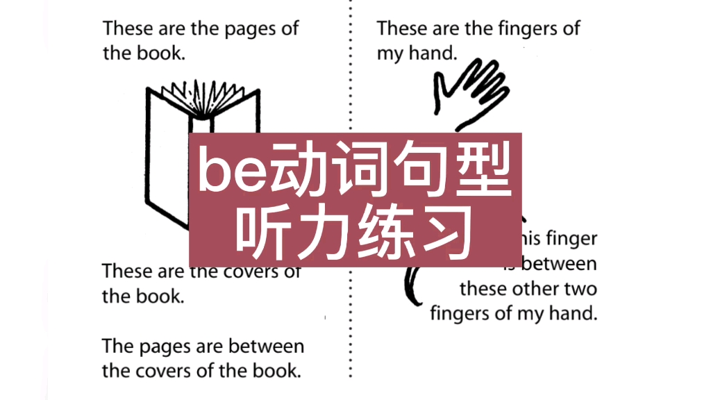 英语be动词句型听力练习