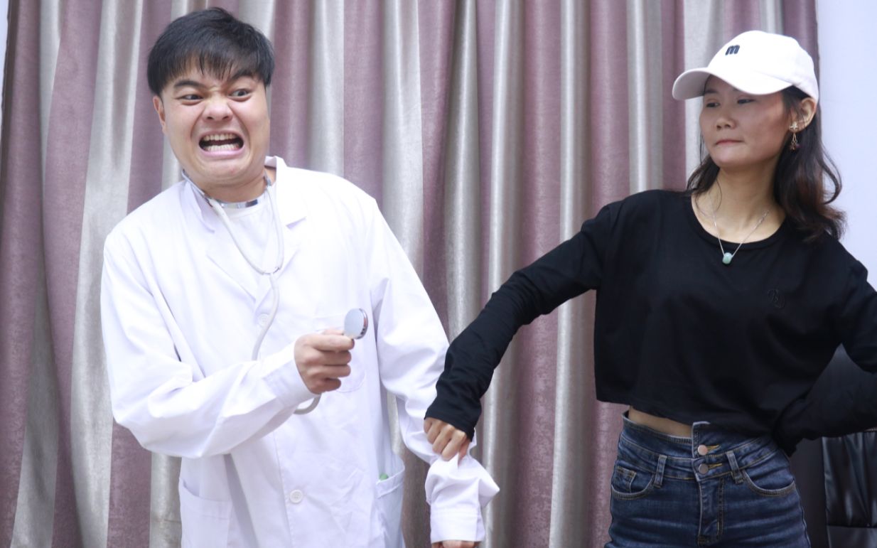医生遇上二货女病人,听说打针病人过度紧张,医生都被吓跑了