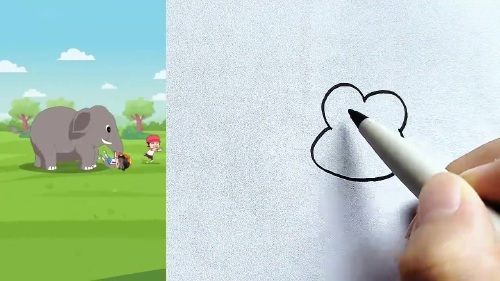 3009. 爬树的小猴子怎么画?创意简笔画,一起学画画