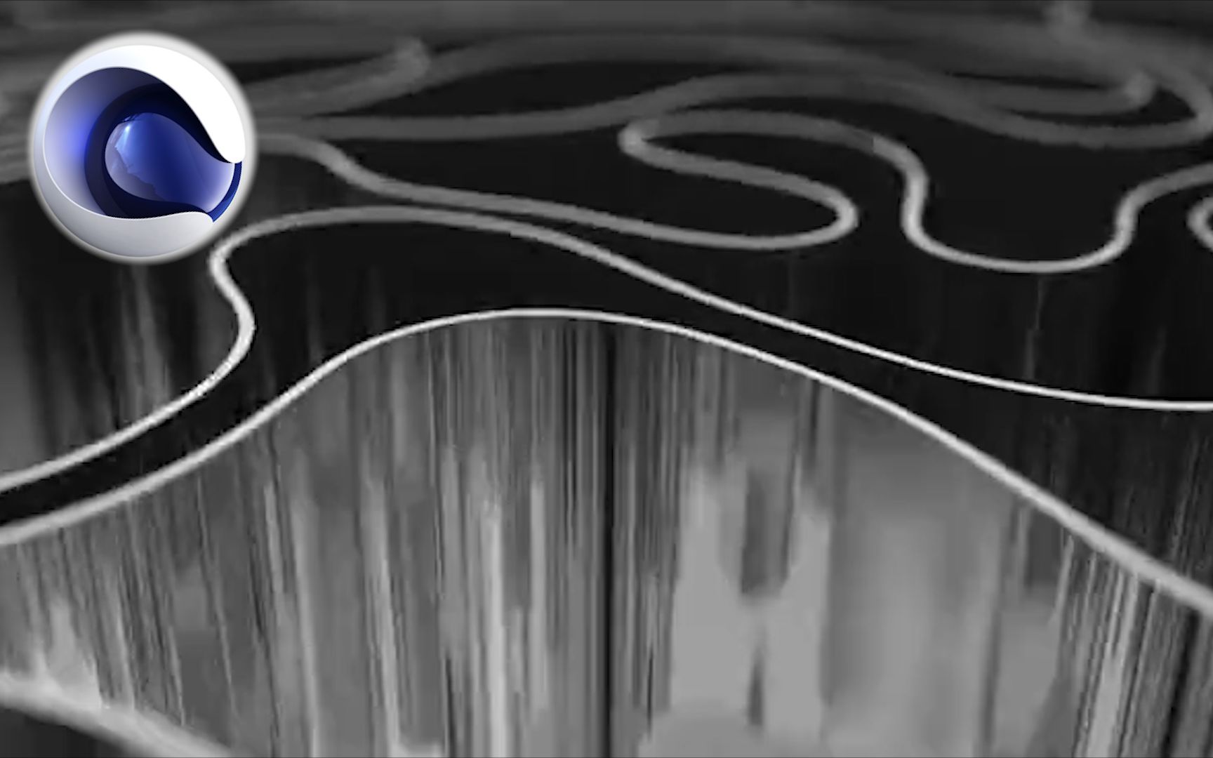 【C4D教程】C4D抽象线条教学