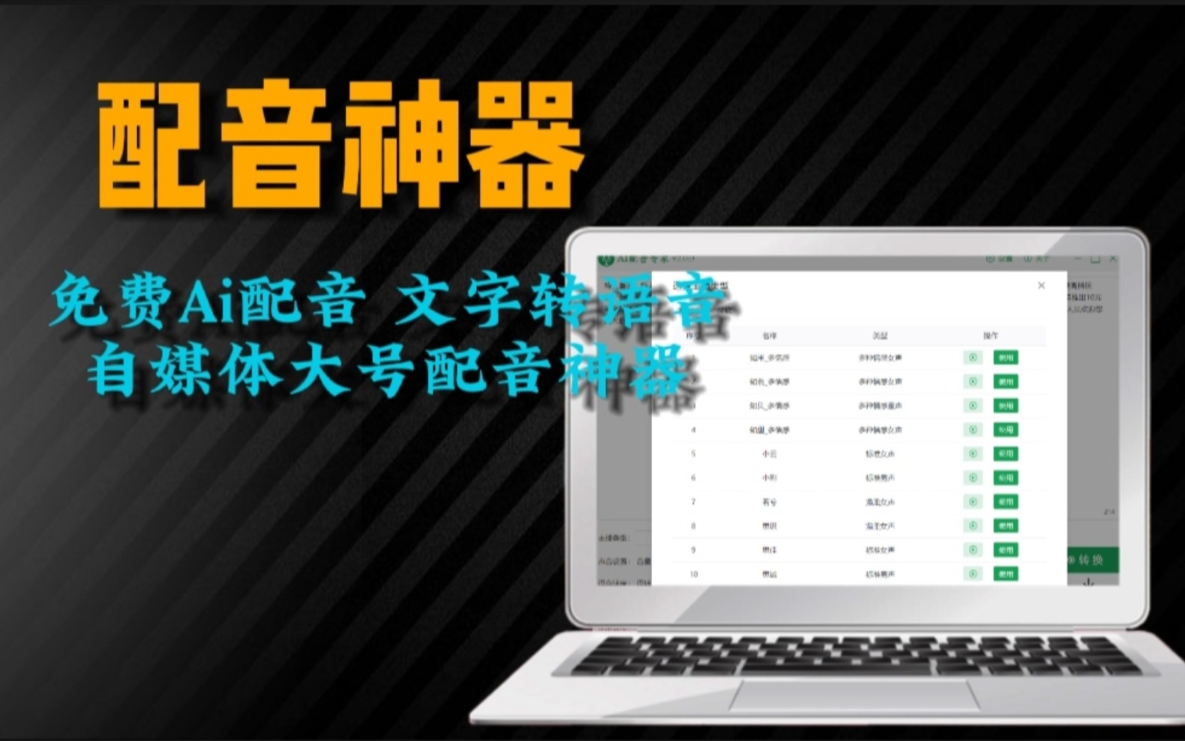 教你使用全网最火的配音角色,轻松搞定文本转语音,而且还免费