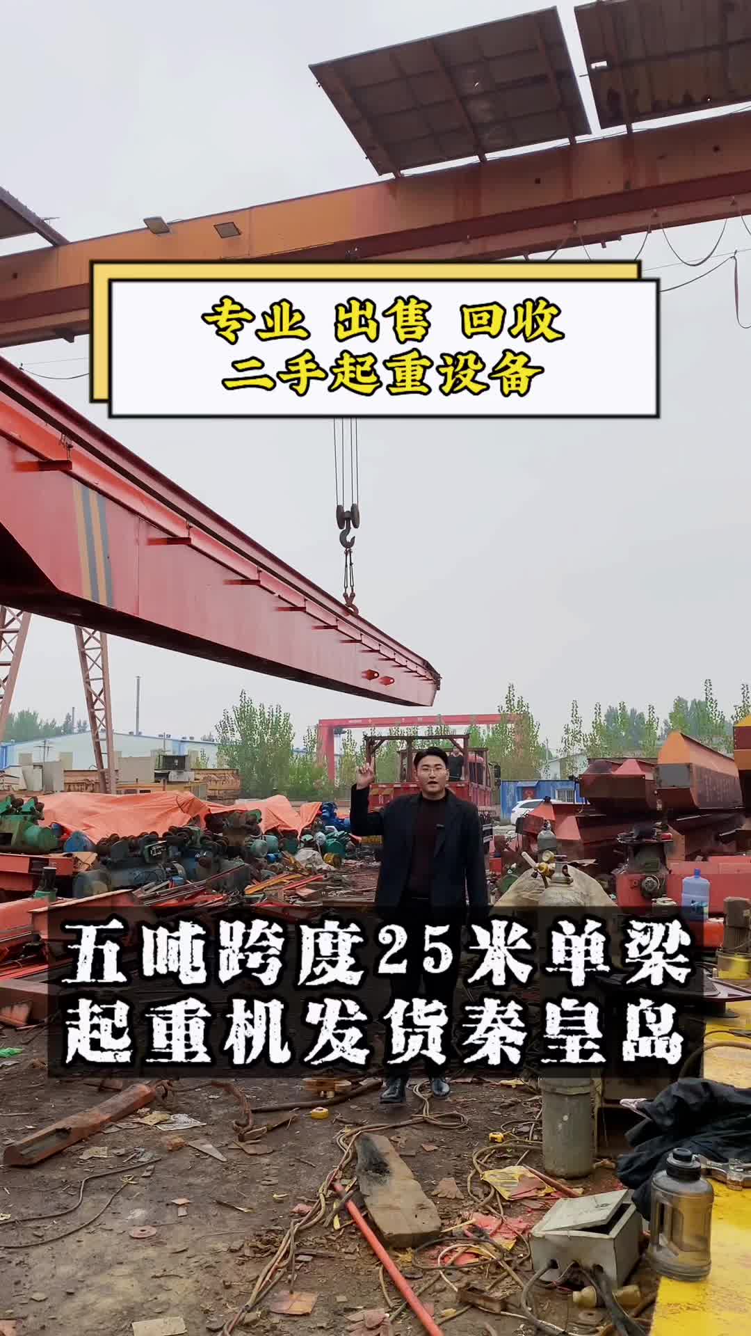 初创企业 新设备投入大 折旧快 快来看看这款设备! #龙门吊#二手...