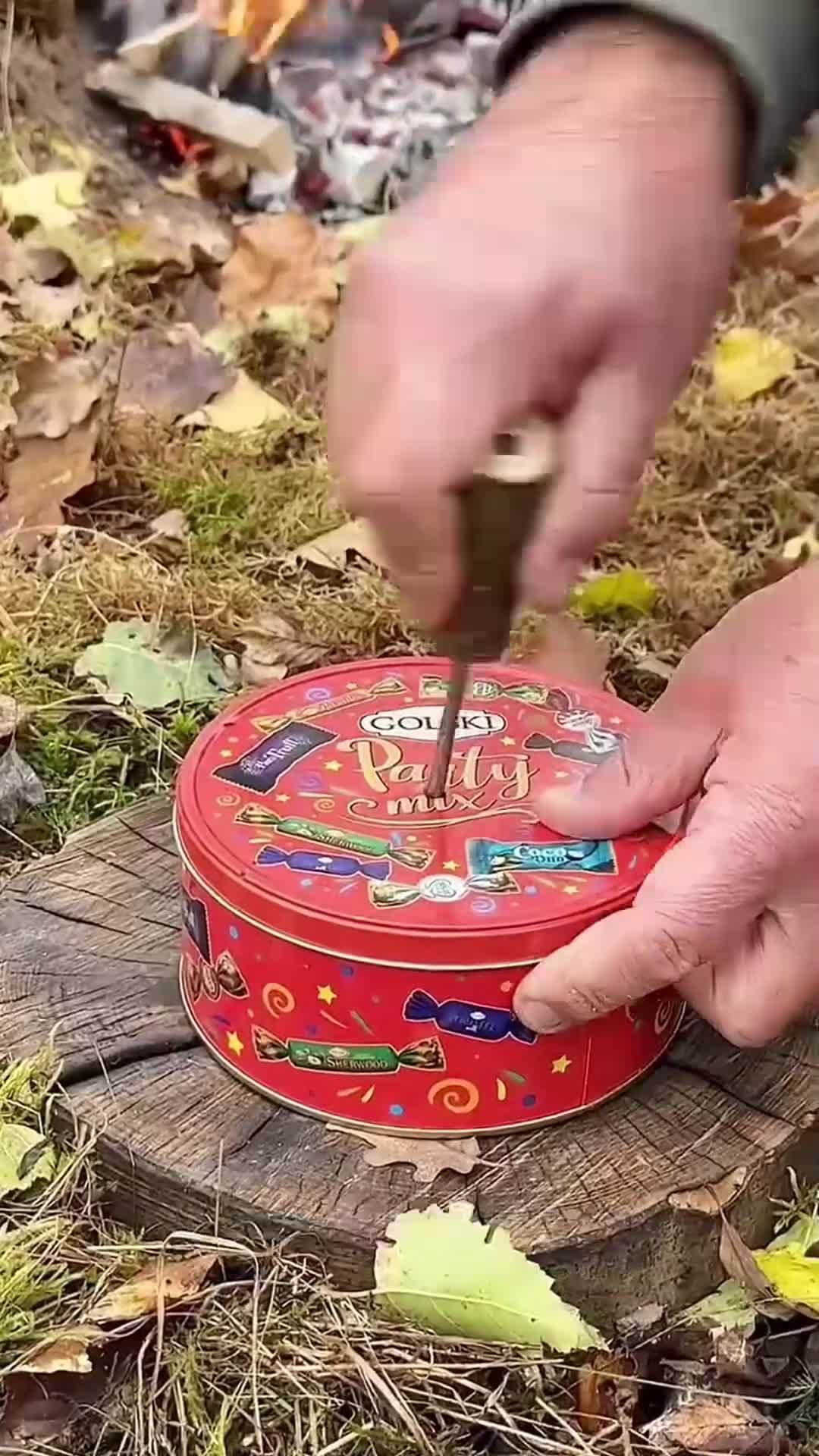 野外自制木炭,可是为什么不最开始就带上呢