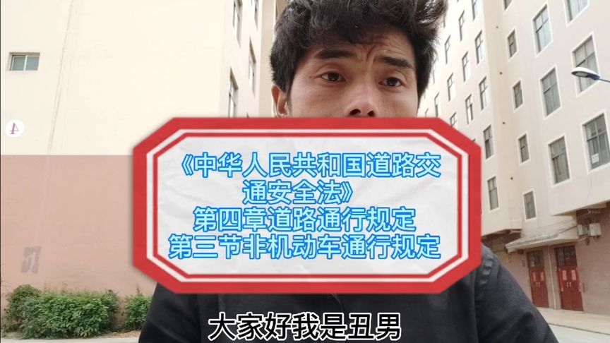 《中华人民共和国道路交通安全法》非机动车通行规定