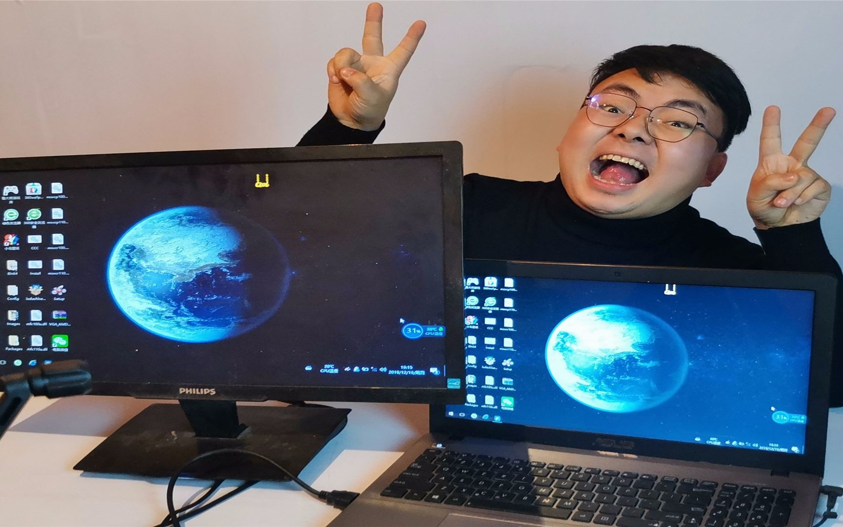 家里不用的二手显示器不要丢,可以当电视使用