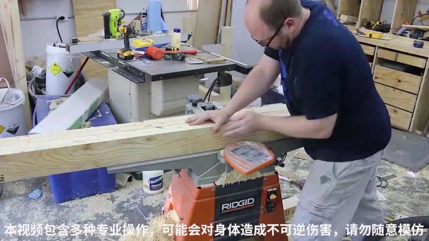 全实木桌的制作,结构简单又实用