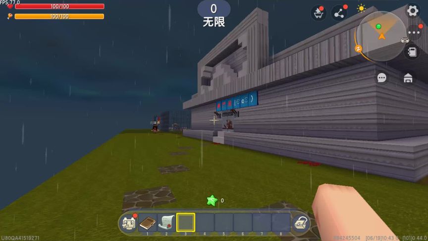 迷你世界:黑夜没有灯,乌漆嘛黑看不见,太可怕了