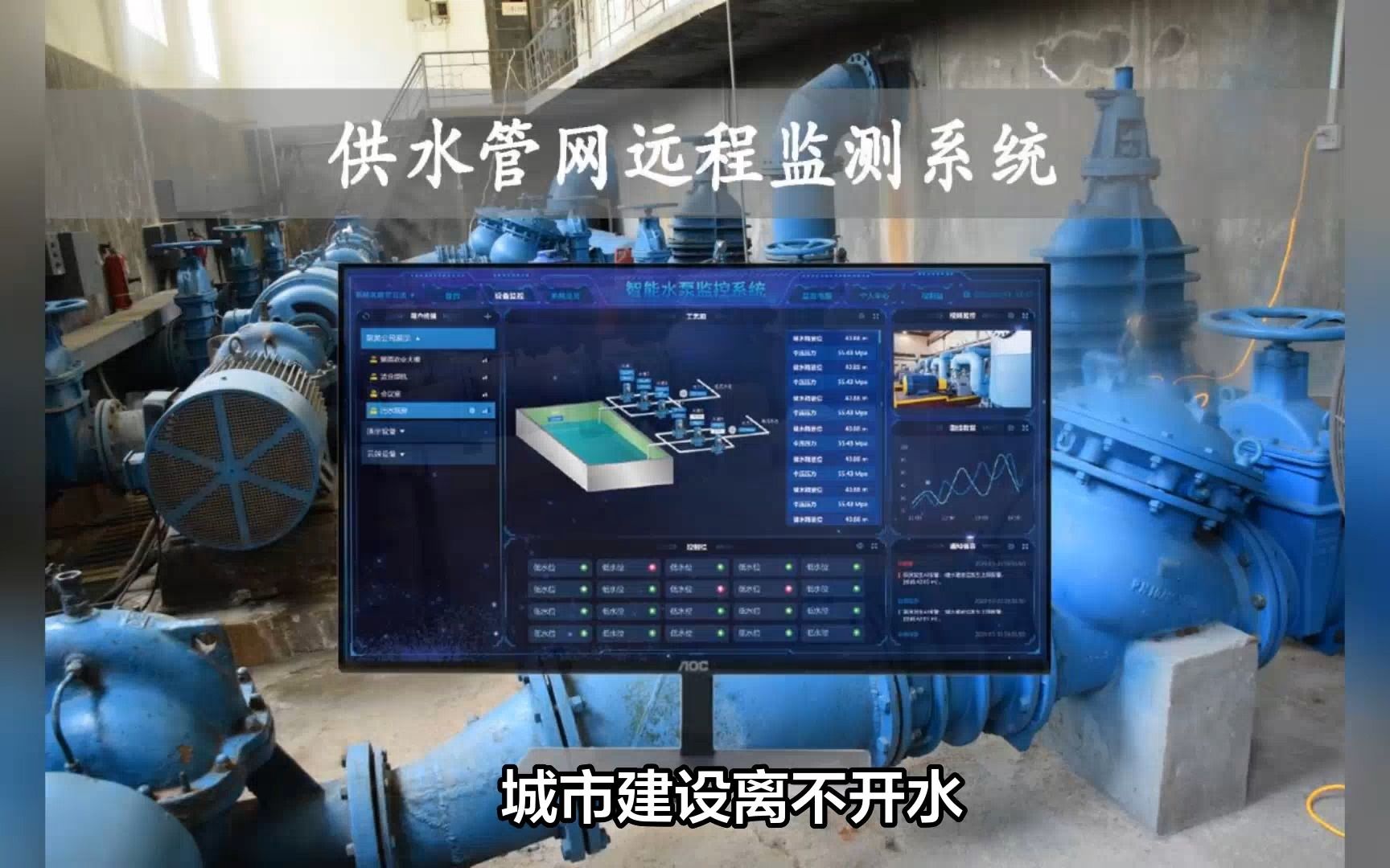 监测供水管网的系统方案结构