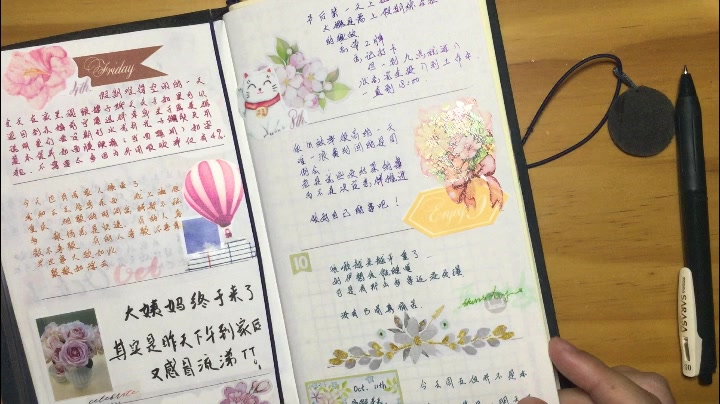 跟我一起手账吧!-用TN空白内芯写周记
