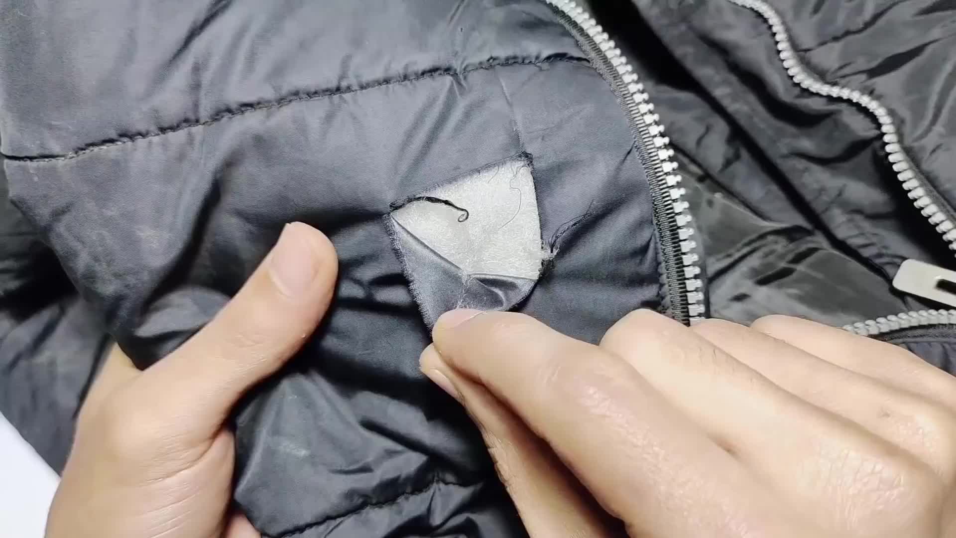 一个修补羽绒服的方法,学会可以完美无痕修复破洞的羽绒服