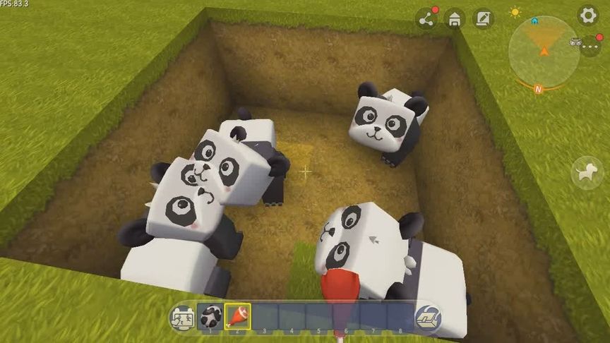 迷你世界 怎么消除大熊猫教学