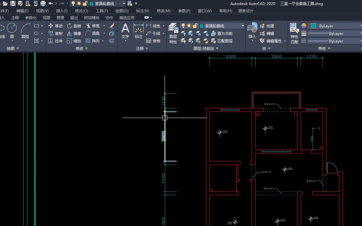 3D建模案例-插件墙体