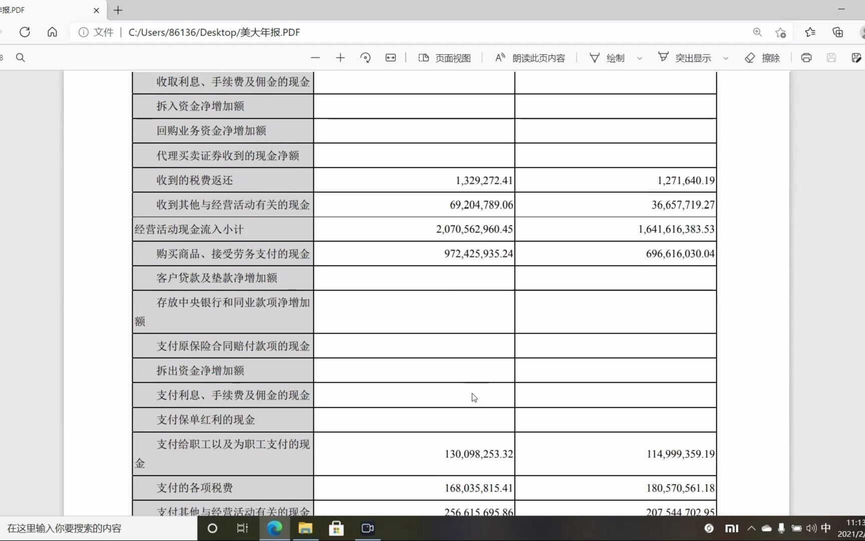 如何阅读现金流量表