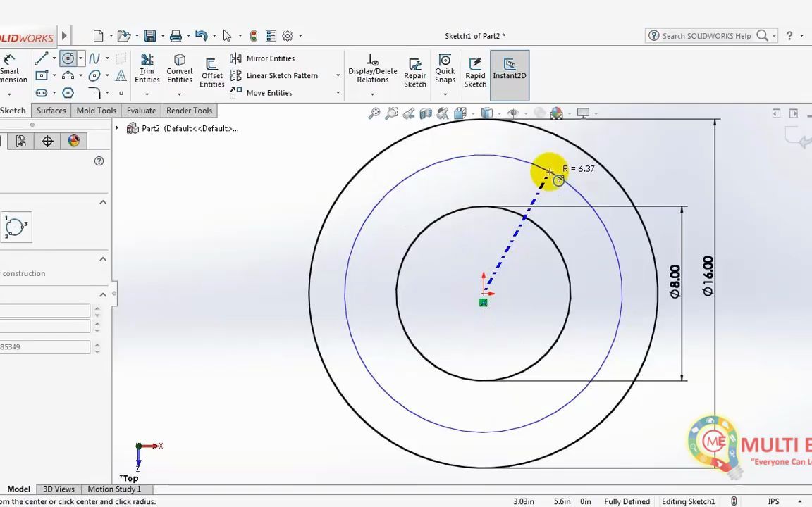 Solidworks 2.4.如何创建凸缘