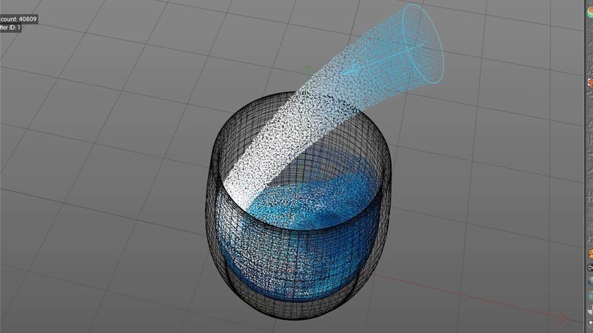 【C4D教程】Realflow流体力学液体动画模拟-粒子碰撞精度处理