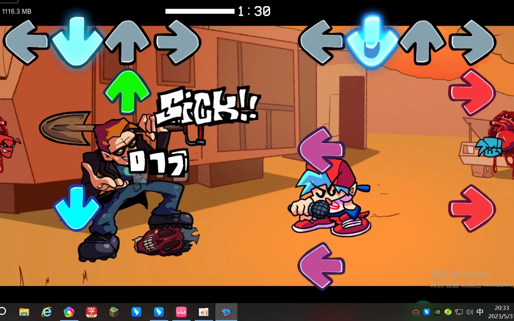 【FNF】优质模组游玩 BF和pico都死了?超难!按错一下就死!(5个赞...