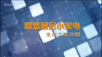 欧然厨房小家电生产工艺介绍--浙江欧然电器